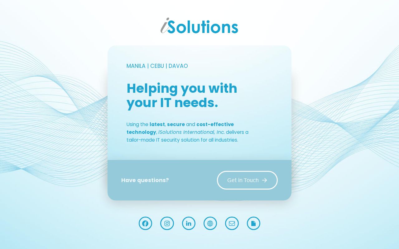 iSolutions International, Inc.